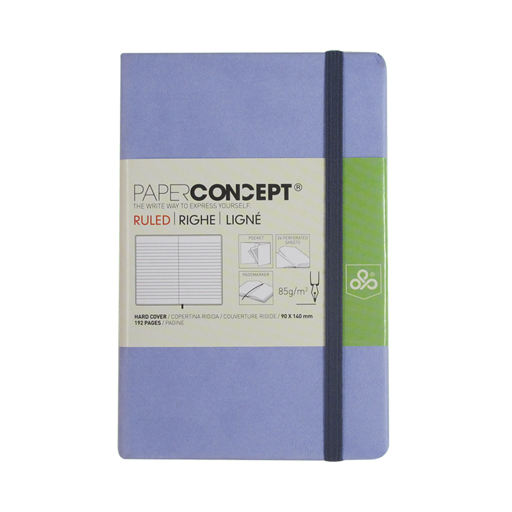 Paperconcept Executive Notebook PU Hard cover lined 9×14 cm (pack of 1 ...